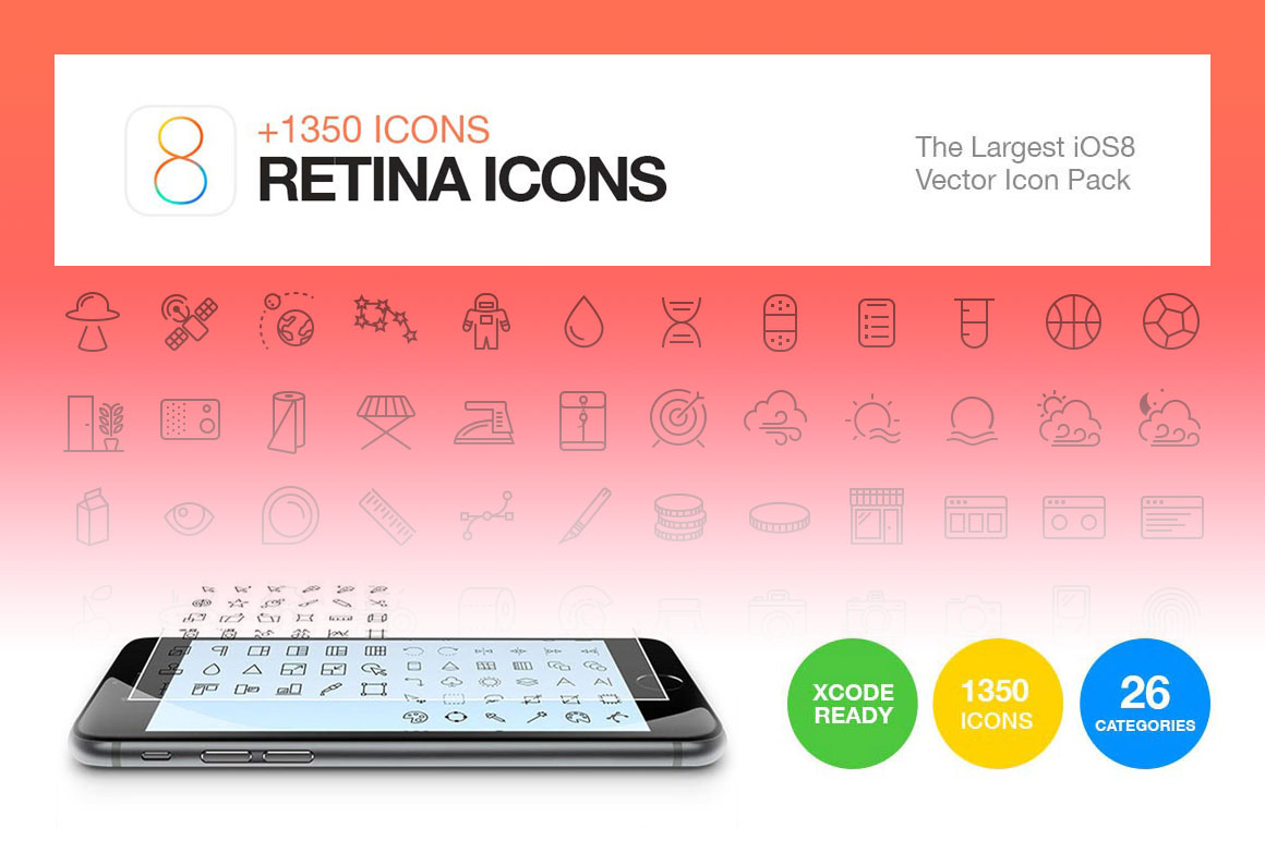 Retina Icon Set - Dealjumbo