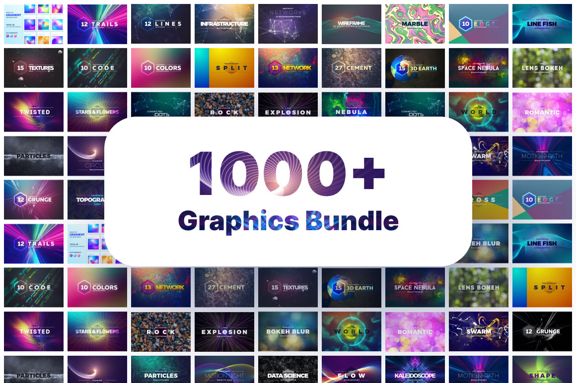 1000+ Graphics Bundle - Dealjumbo