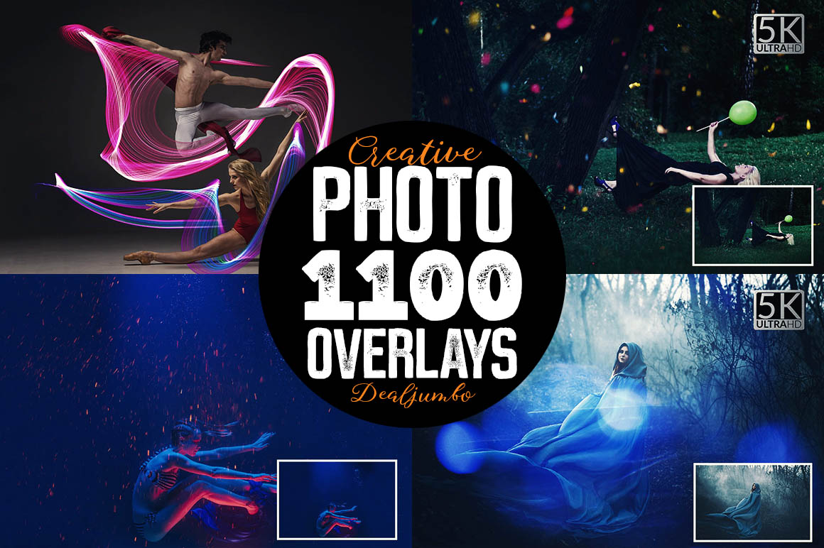 1100 Creative Photo Overlays - Dealjumbo