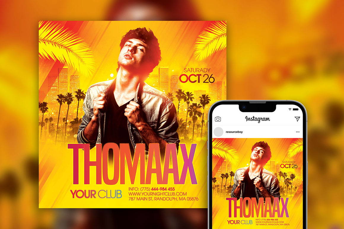 Tropical Dj Party - Free Flyer - Dealjumbo