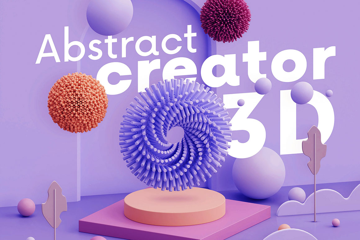 Modern & Abstract 3D Scene Creator - Dealjumbo
