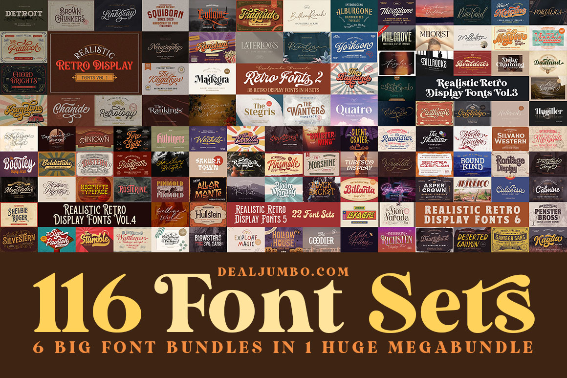 Retro Fonts 40+ Best Vintage Fonts | Design Shack