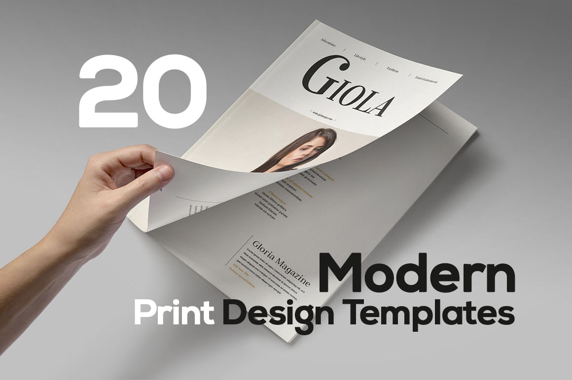 20 Modern Print Design Templates - Dealjumbo