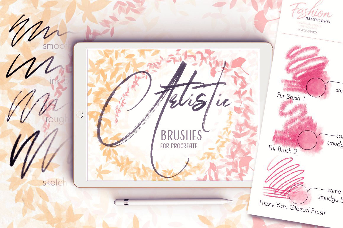 Artistic Brushes for Procreate - Dealjumbo