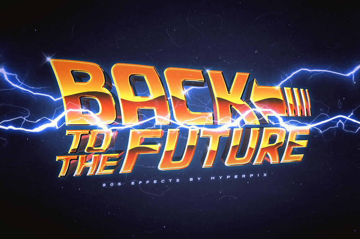 Back To The Future - 3D Text Effect - Dealjumbo