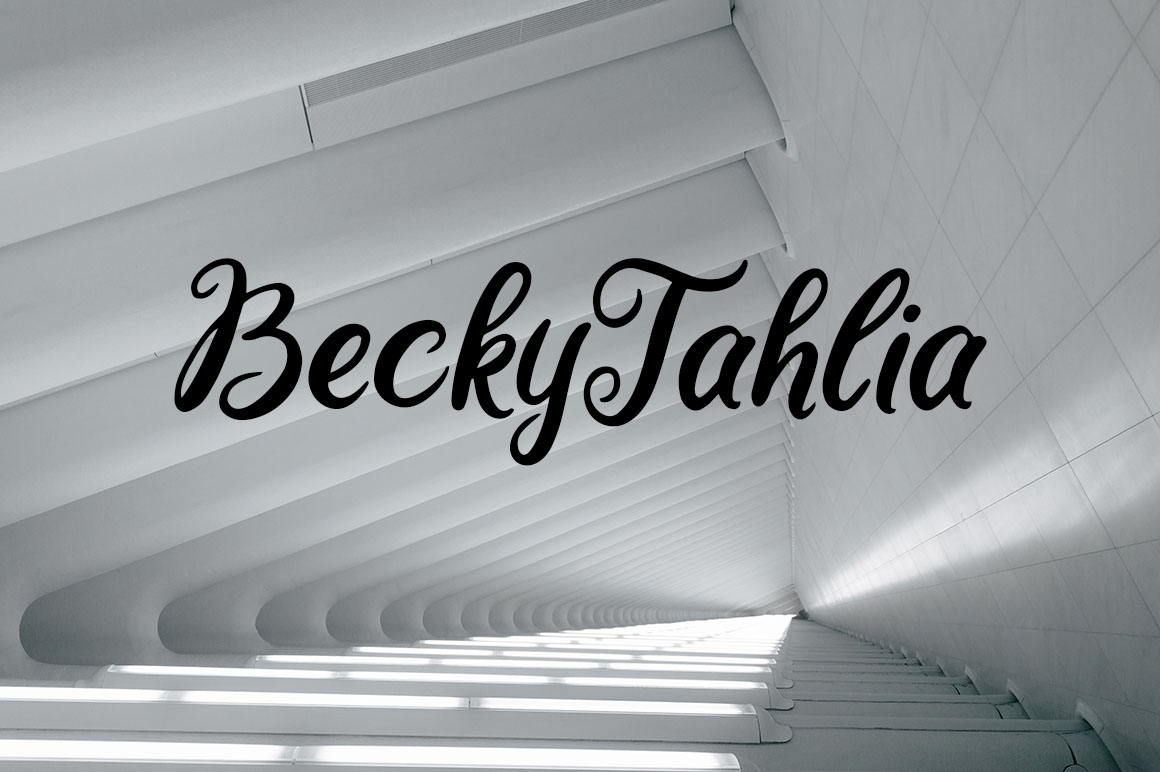 Becky Tahlia - Free Font - Dealjumbo