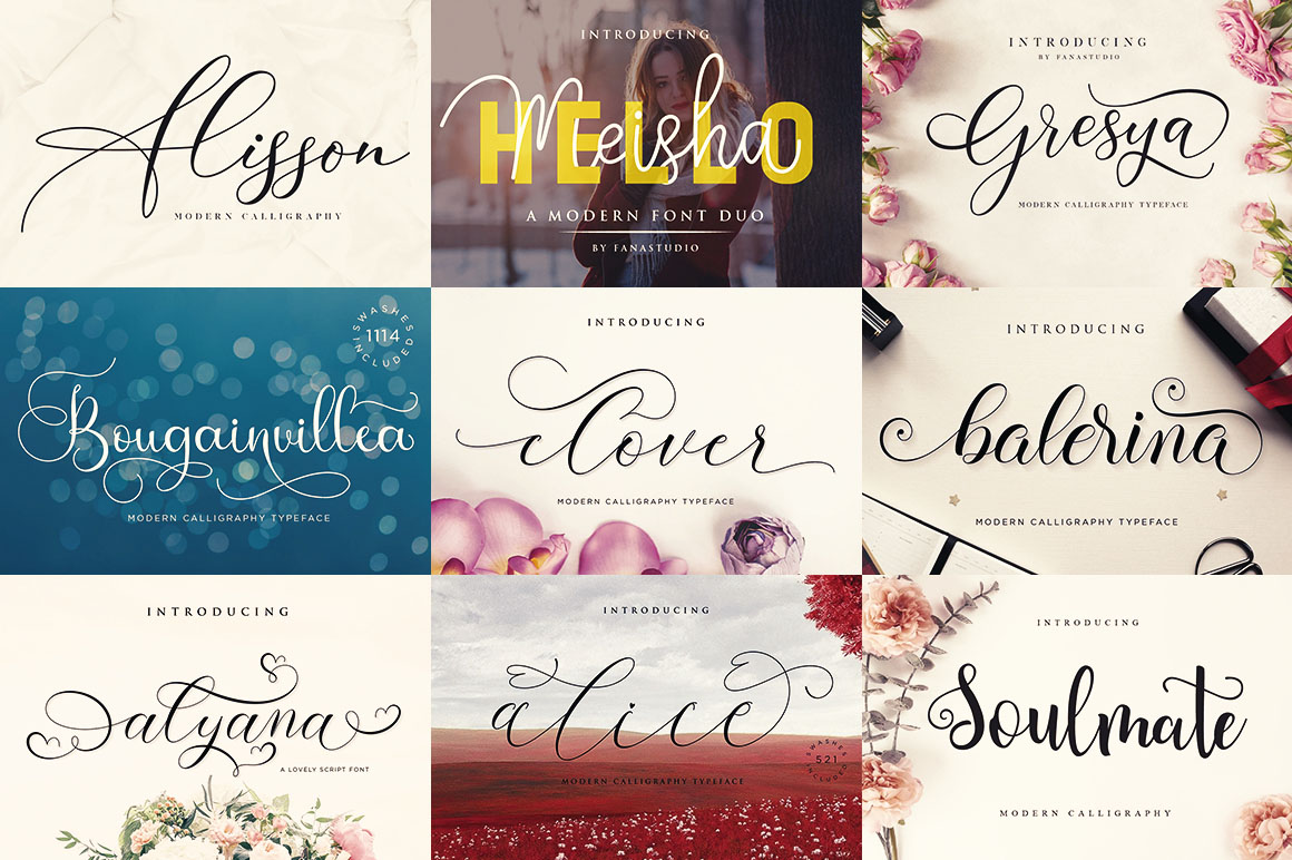 Beautiful Fonts 50 New Serif Fonts For 2024 Graphics Design | Bootcamp