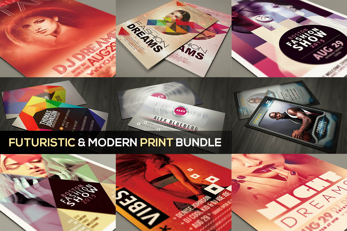 Futuristic & Modern Print Bundle - Dealjumbo