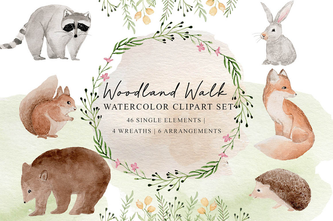 Free Woodland Watercolor Set - Dealjumbo