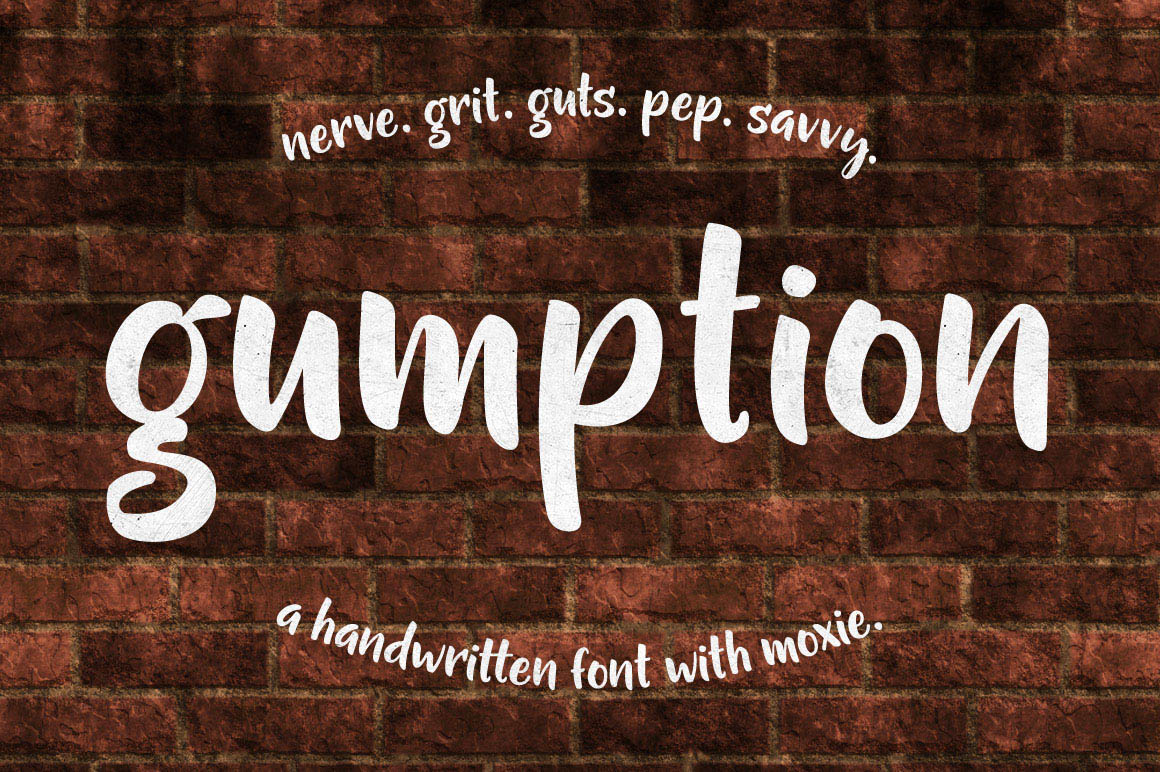 Gumption - Free Font - Dealjumbo