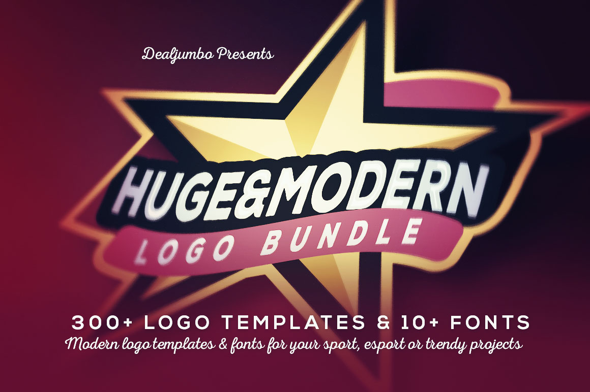Huge & Modern Logo Bundle - Dealjumbo