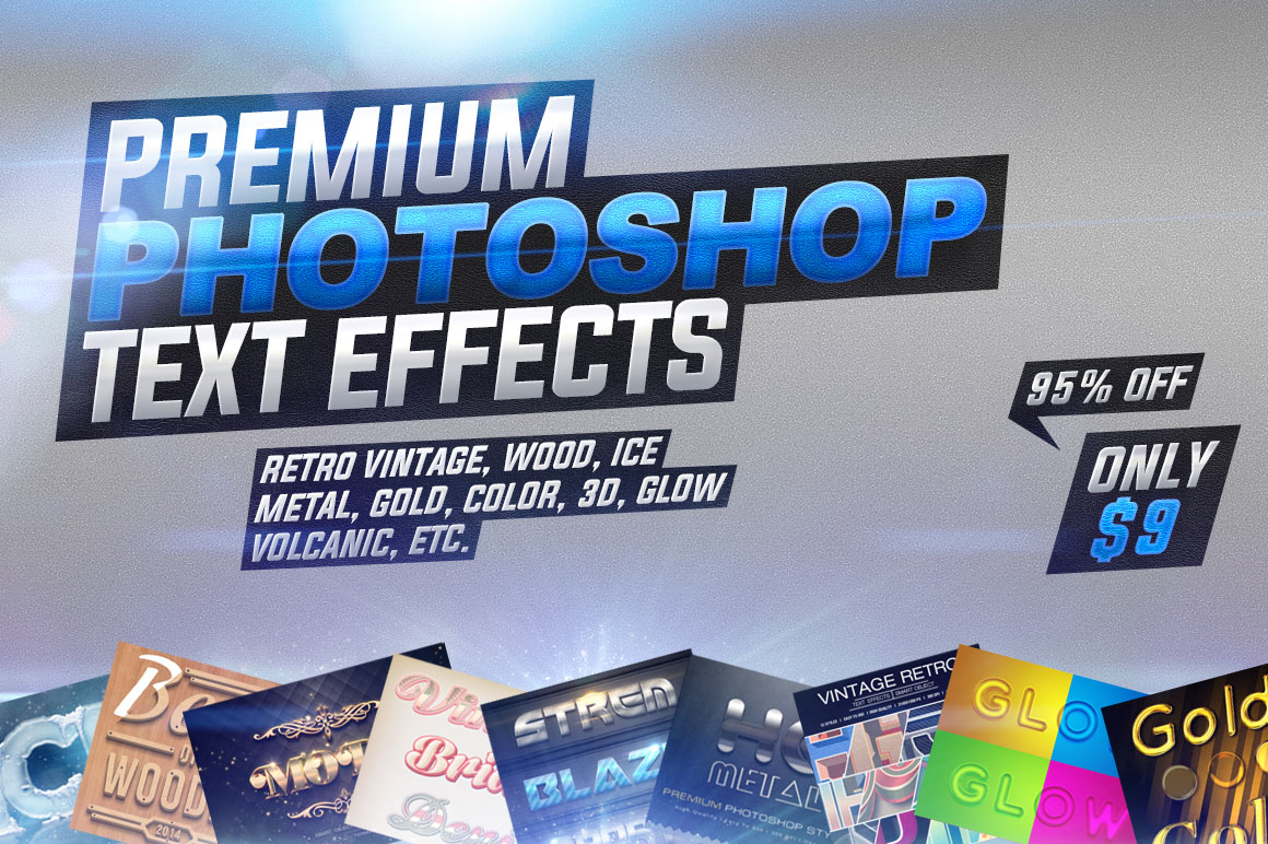 Premium Photoshop Text Effects - Dealjumbo