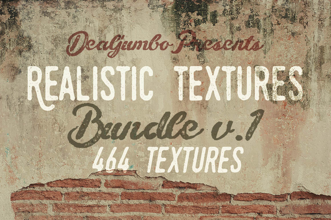 Realistic Textures Bundle v.1 - 464 Textures - Dealjumbo