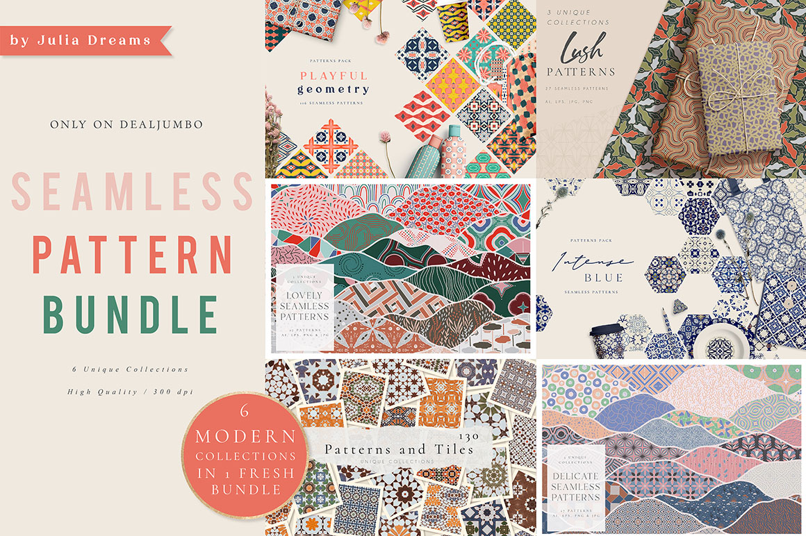 Seamless Pattern Bundle - Dealjumbo
