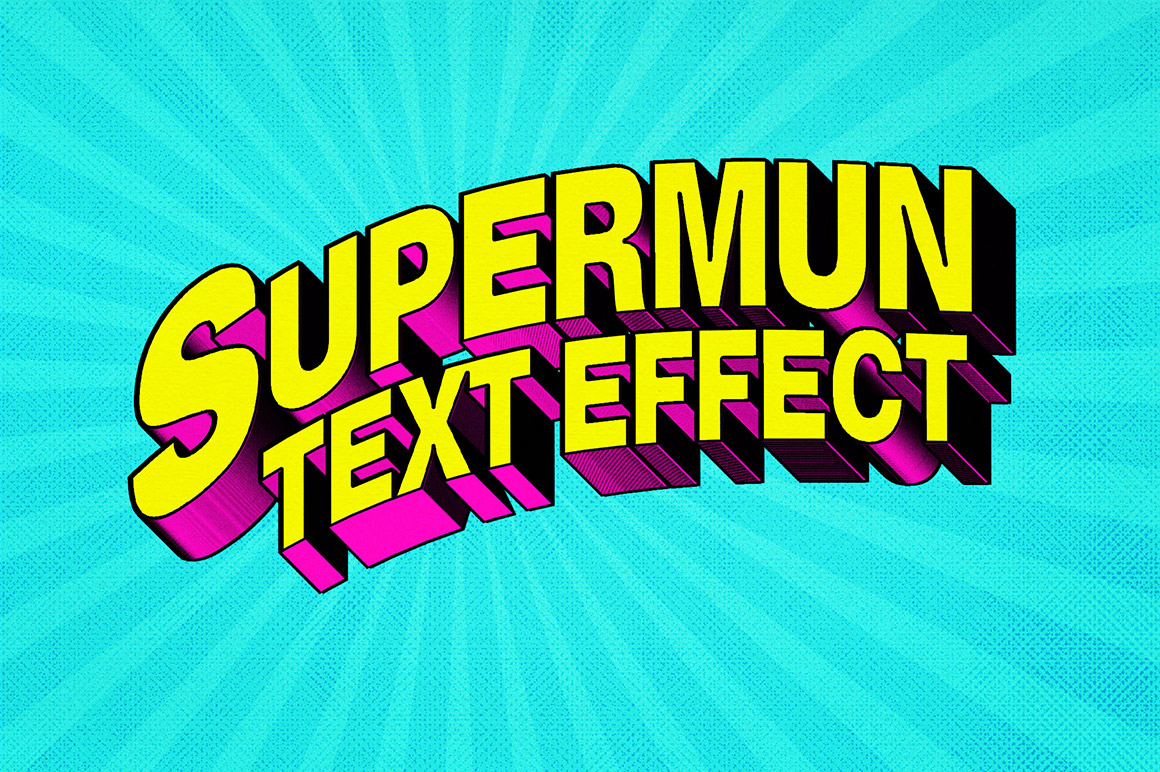 Superhero Comics - Free 3D Text Effect - Dealjumbo