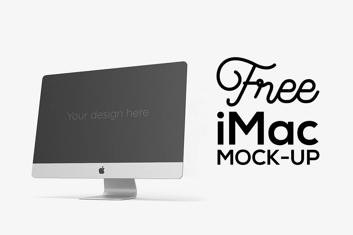 Free iMac Mock-up - Dealjumbo
