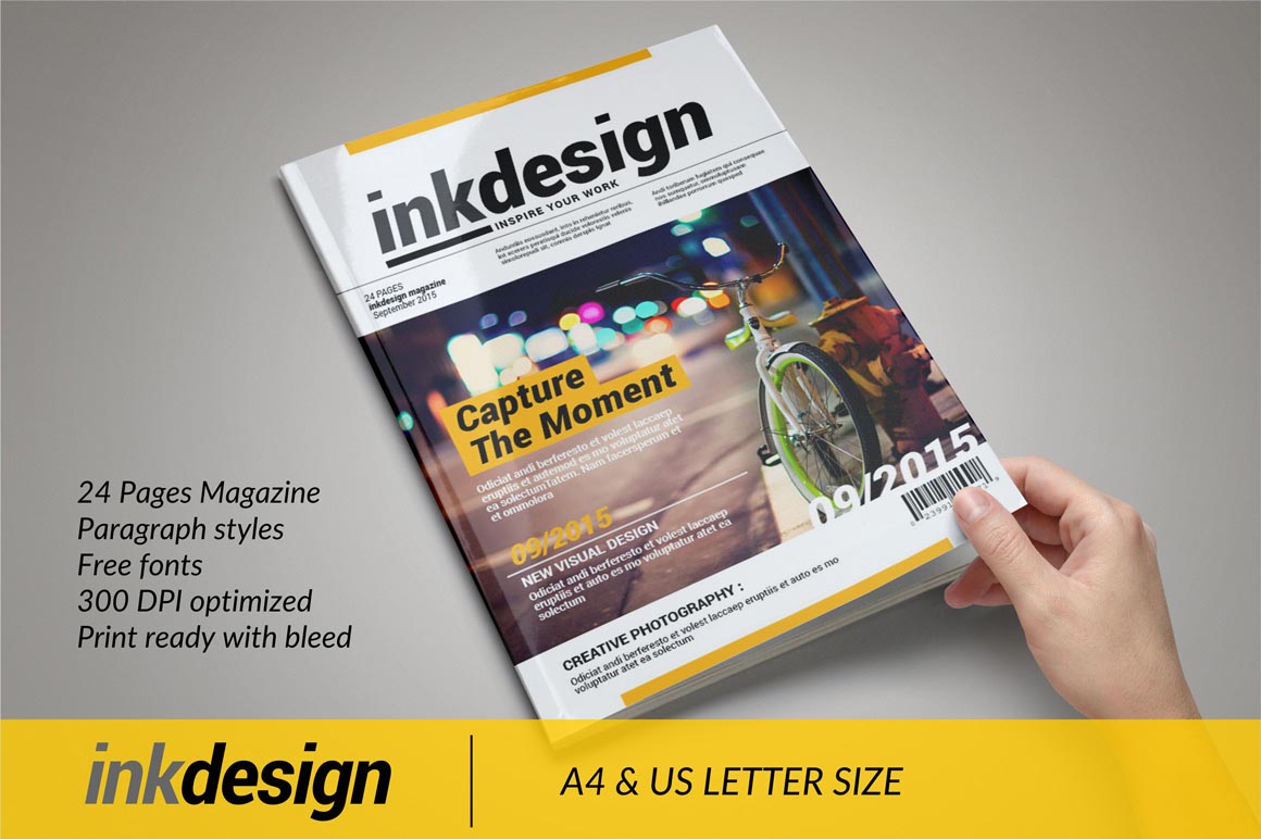 Free Magazine Print Template - Dealjumbo