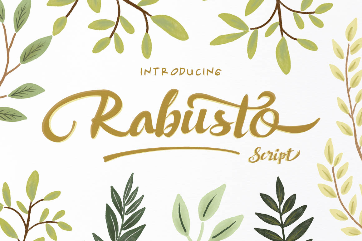 Rabusto Script - Free Font - Dealjumbo