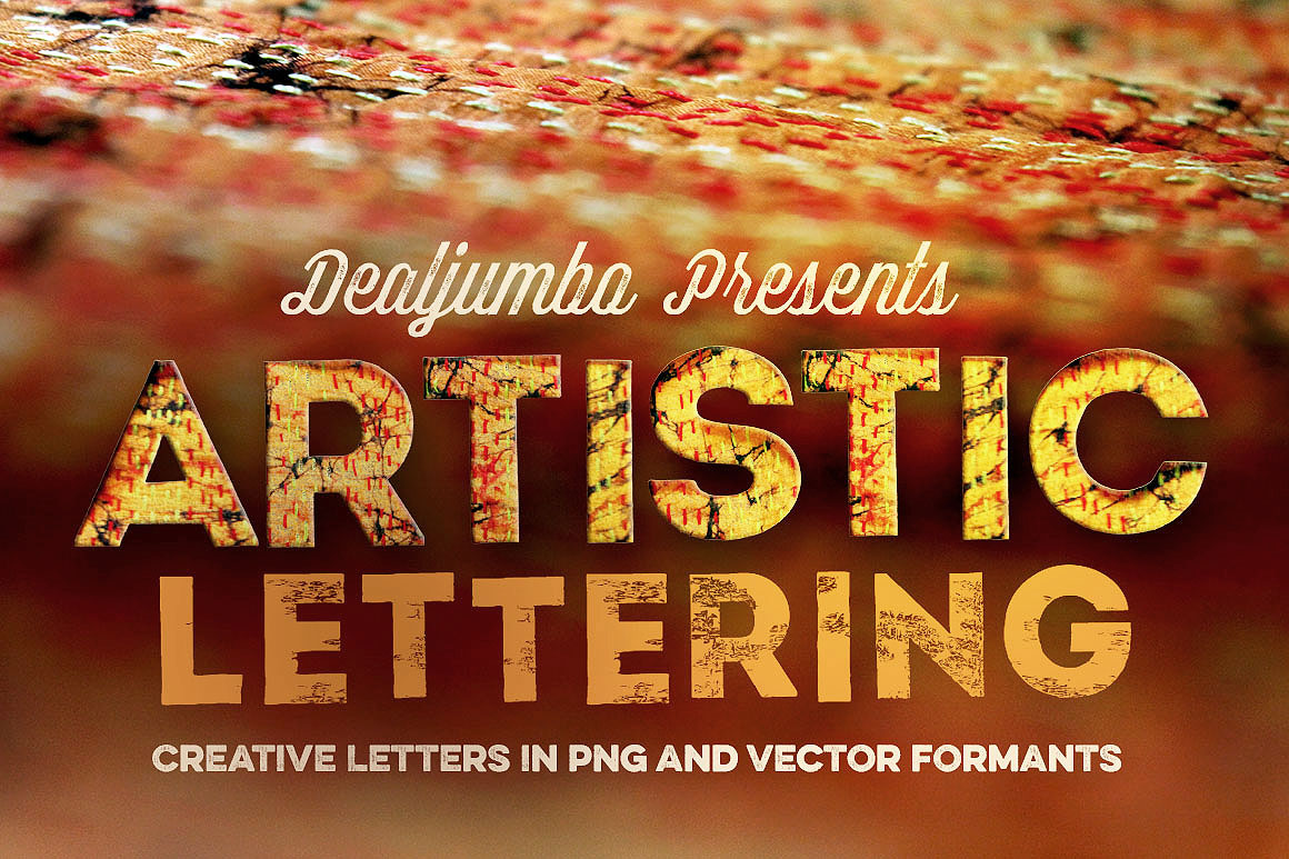 Free Artistic Lettering Pack v.1 - Dealjumbo