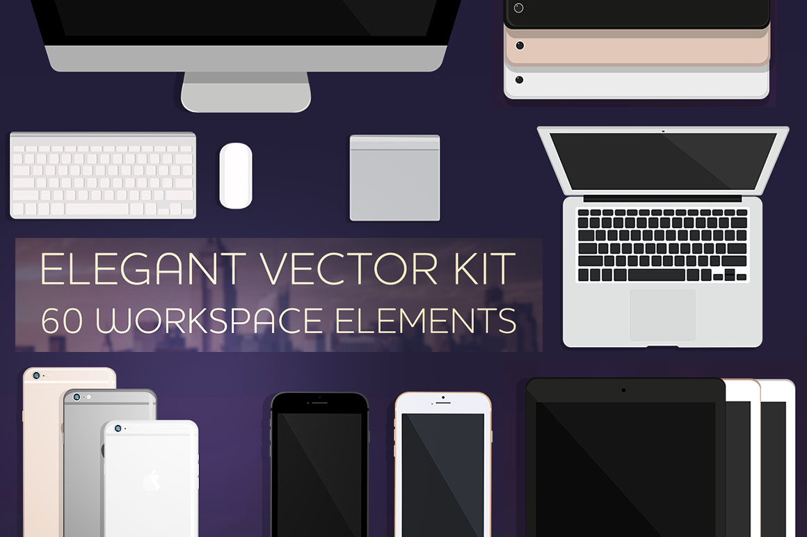 Free Elegant Vector Kit - Dealjumbo