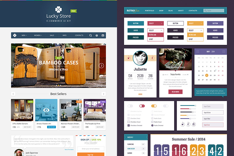 Free Professional UI Kit Bundle - Dealjumbo