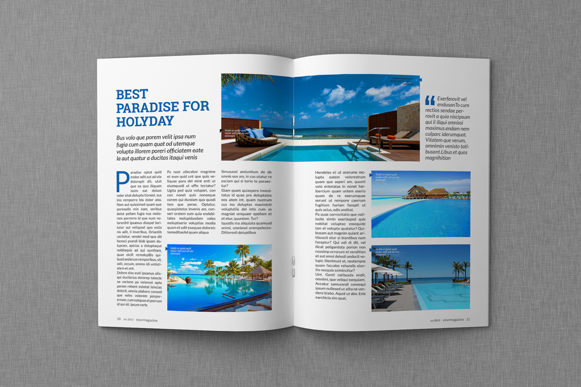 Magazine Proposal InDesign Templates Dealjumbo Discounted 